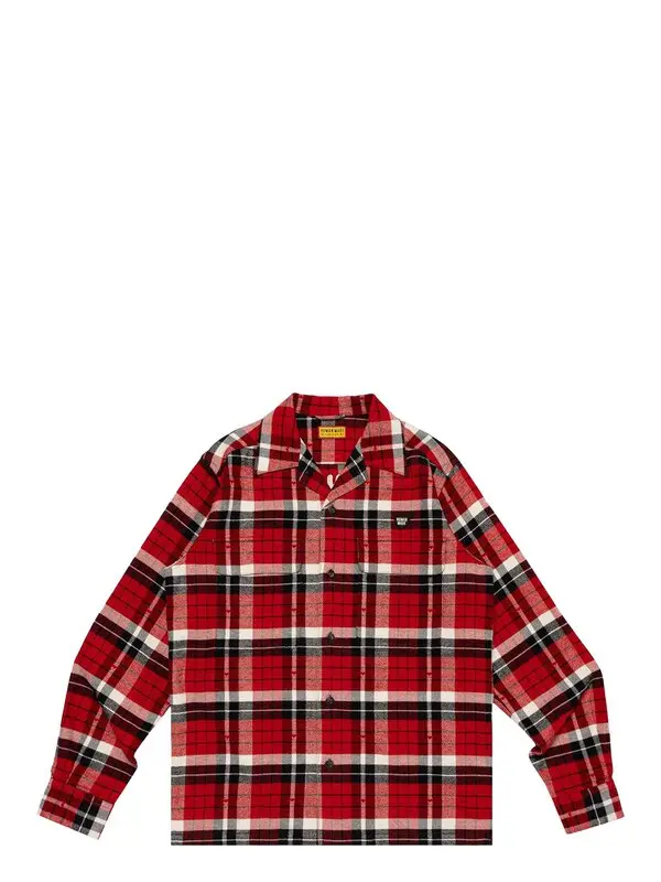 HUMAN MADE Flannel Check Shirt - Red
