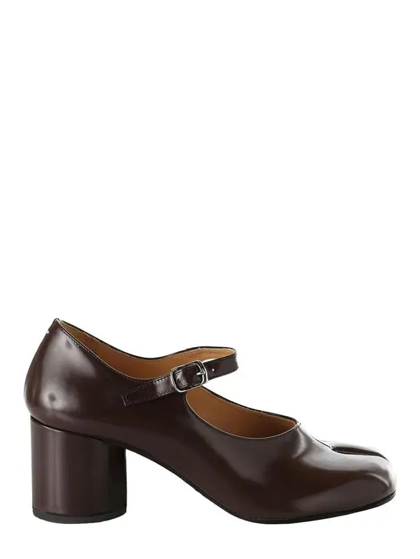 MAISON MARGIELA Tabi Mary Jane Pumps - Brown