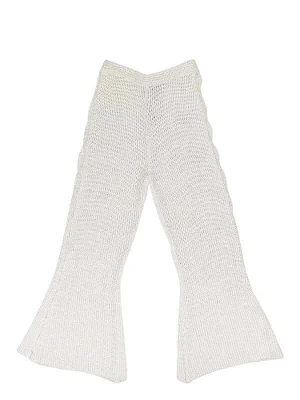 Eckhaus Latta Scallop Pants - White