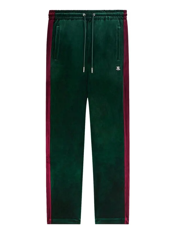 Kith Velvet Damon Track Pant - Green