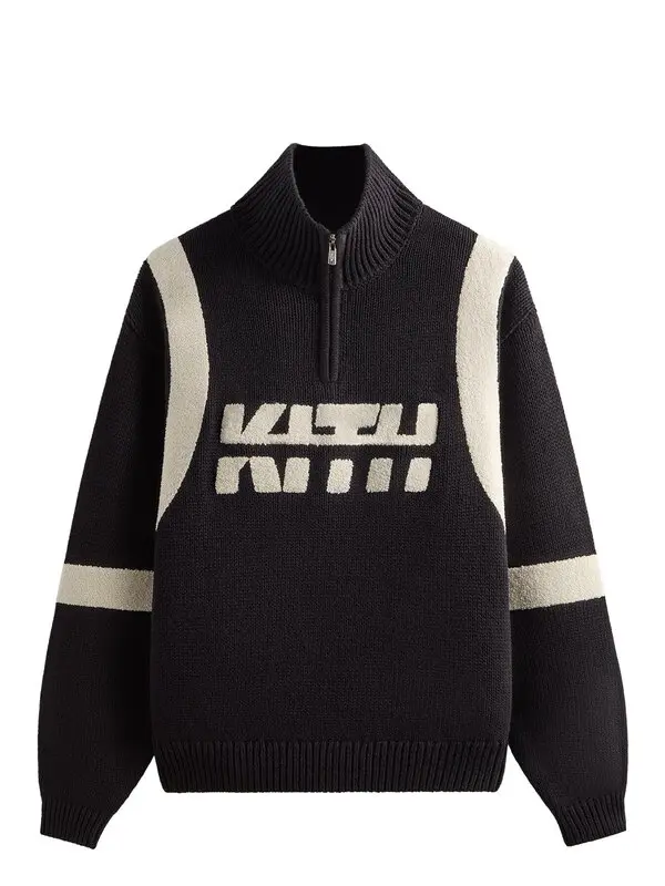 Kith Racer Quarter Zip Wyona Sweater - Black