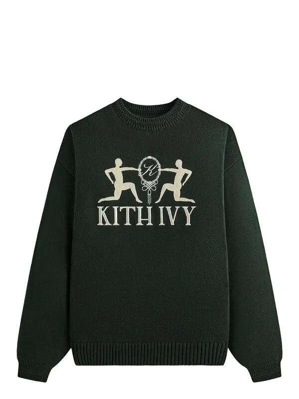 Kith Ivy Emblem Crewneck Sweater - Green