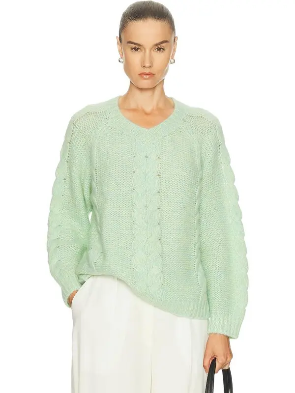 BODE Eiderdown Sweater - Seafoam