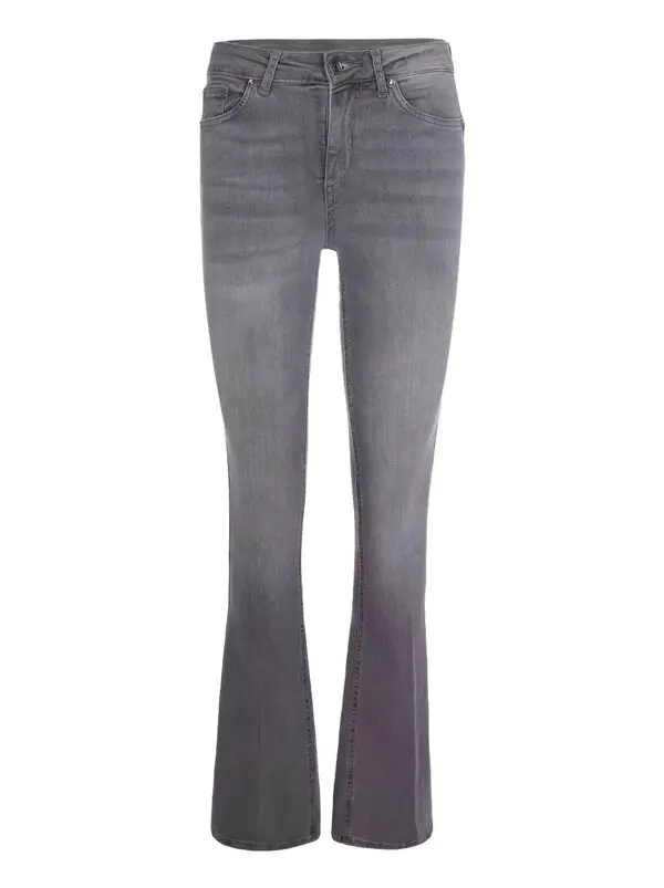 Liu Jo Bootcut Cotton Jeans - Grey