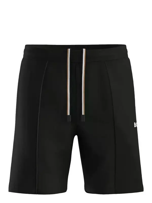 Hugo Boss Drawstring-waist Shorts - Black