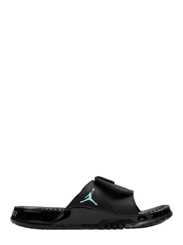 JORDAN Hydro Xi Retro Slides - Black/varsity Maize/gamma Blue