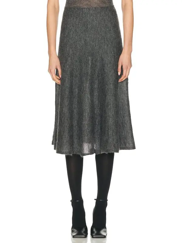 Alaïa Circle Skirt - Gris Chine
