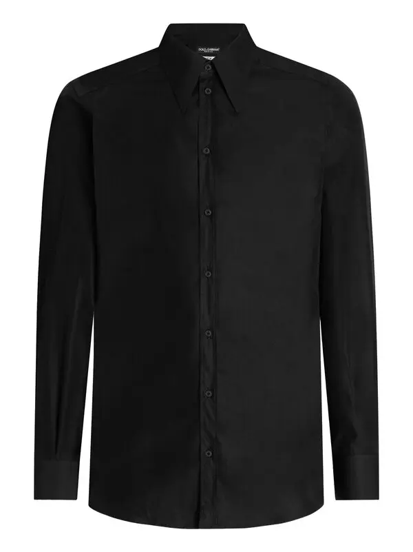 Dolce & Gabbana Martini Poplin Shirt - Black