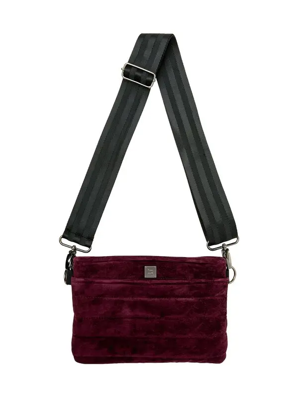 THINK ROYLN Bum Bag 2.0 - Aubergine Suede/black/black Web