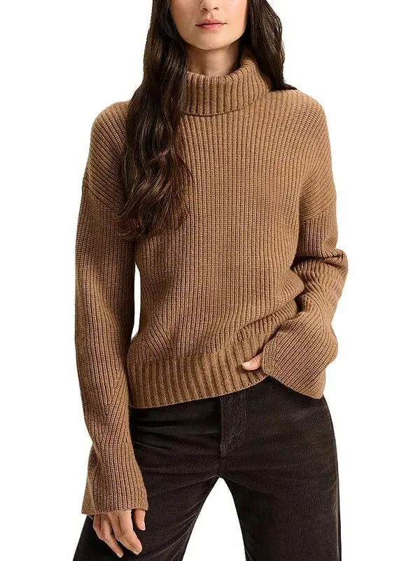 Veronica Beard Matilda Sweater - Dark Acorn