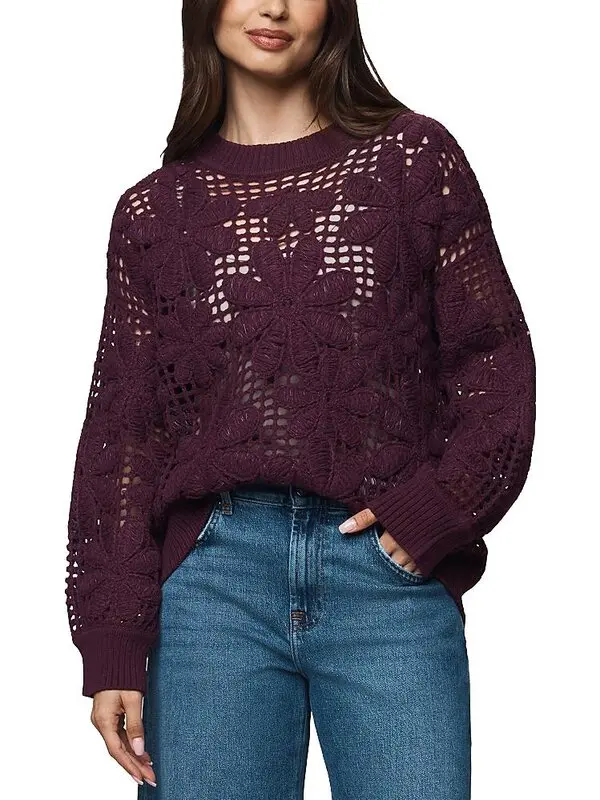 Splendid Magnolia Sweater - Washed Plum