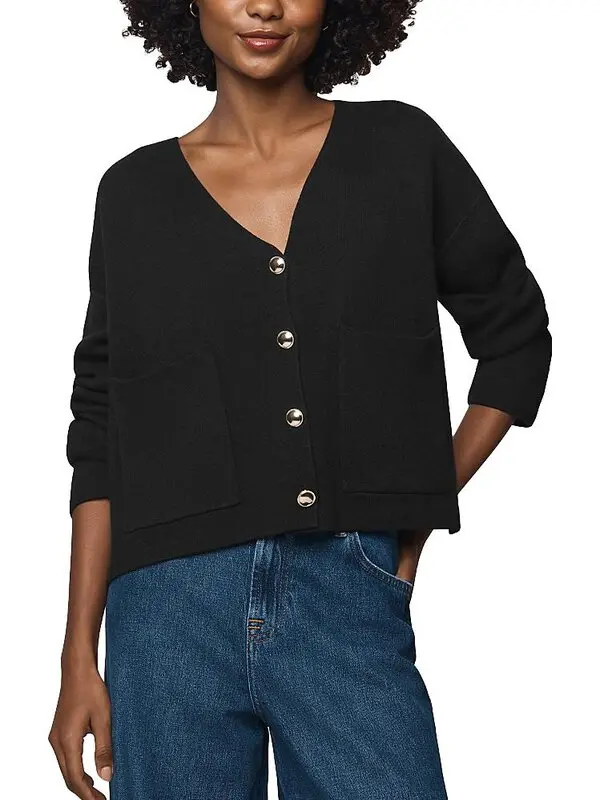 Splendid Libby Cropped Cardigan - Black