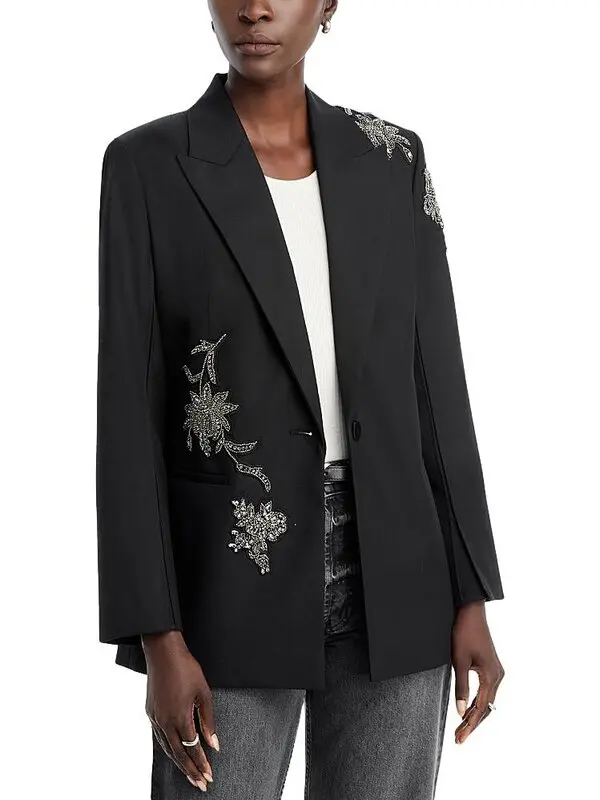 Kobi Halperin Lariz Embellished Blazer - Black