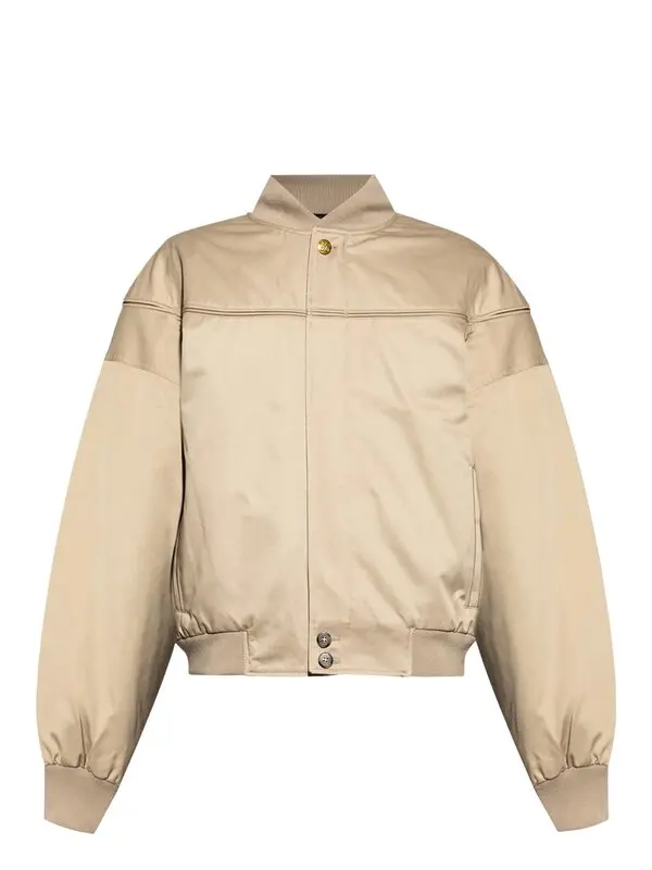 WILLY CHAVARRIA Gas Station" Bomber Jacket - Beige
