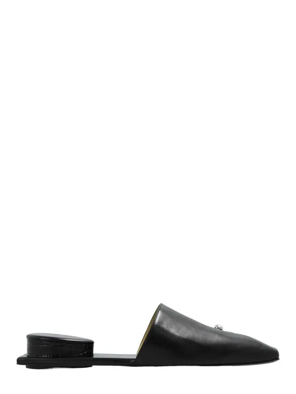 Tory Burch Pierced Heeled Mules - Black