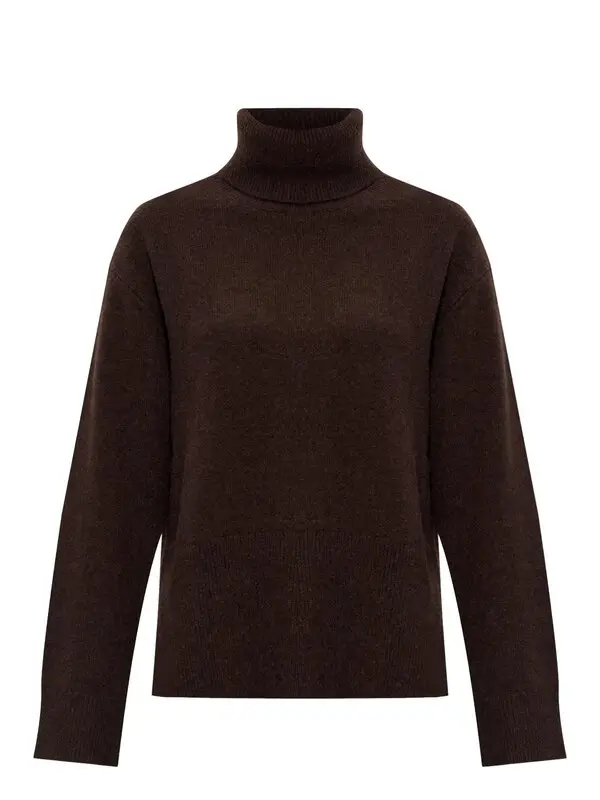 SAMSØE SAMSØE Wool Turtleneck - Brown