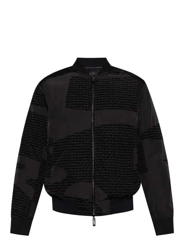 Emporio Armani Reversible Bomber Jacket - Black