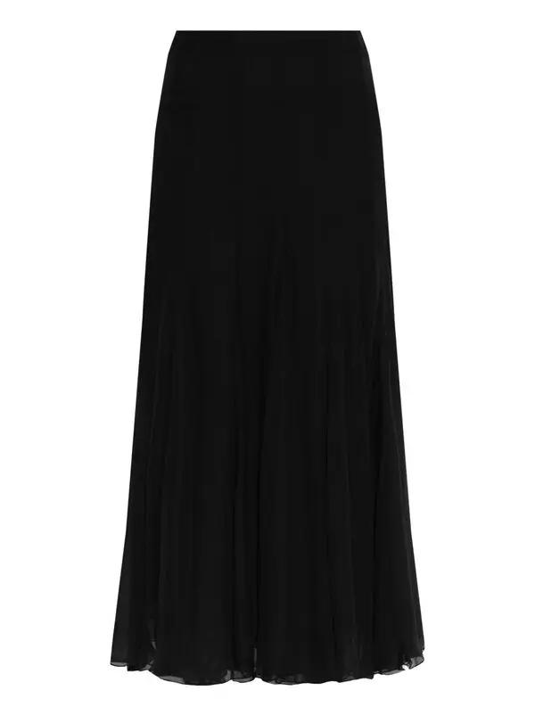 Chloé Silk Skirt - Black