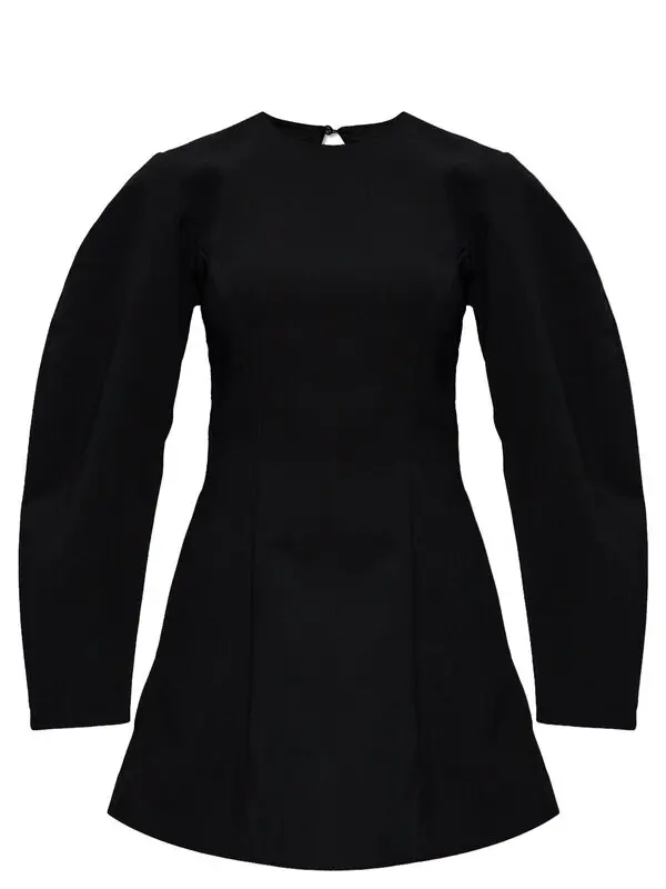 ROTATE BY BIRGER CHRISTENSEN Puff Sleeve Mini Dress - Black