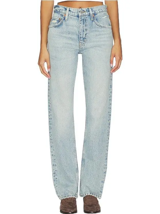 RE/DONE Blondie Straight Jeans - Ripped Tide