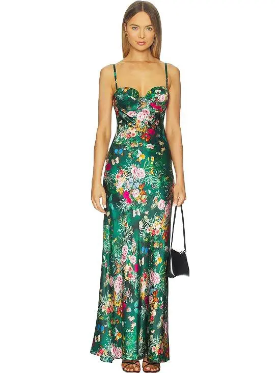 L'Agence Sayla Maxi Dress - Charonda Butterfly