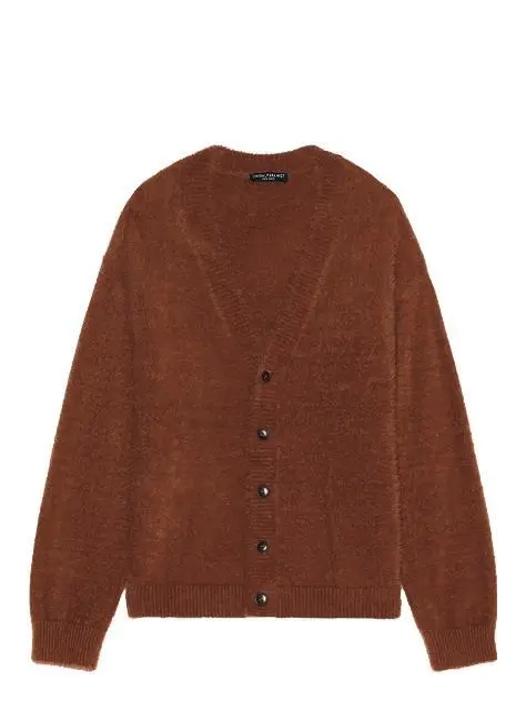 Central Park West Eyelash Cardigan - Chocolate