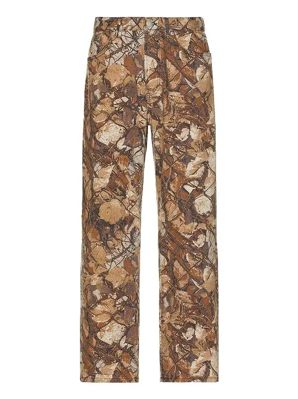 Obey Classic Baggy Denim Pant - Fence Camo Multi