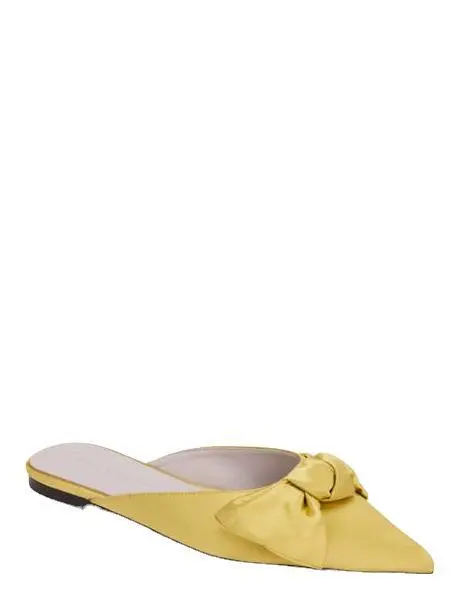 Yosi Samra Clara Pointed Toe Mule - Gold