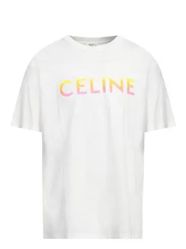 Celine T-shirt Size Cotton - White