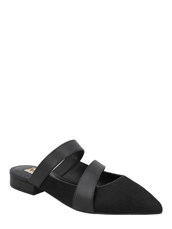 Mia Abie Pointed Toe Mule - Black