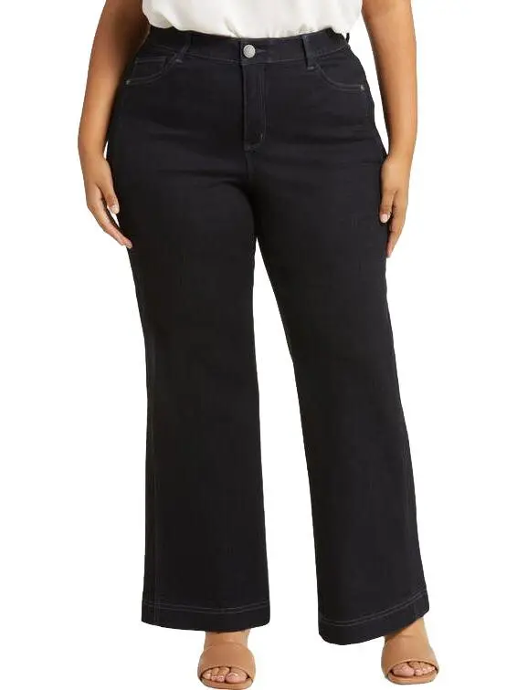 Wit & Wisdom Gracie Skyrise Wide Leg Jeans - Indigo