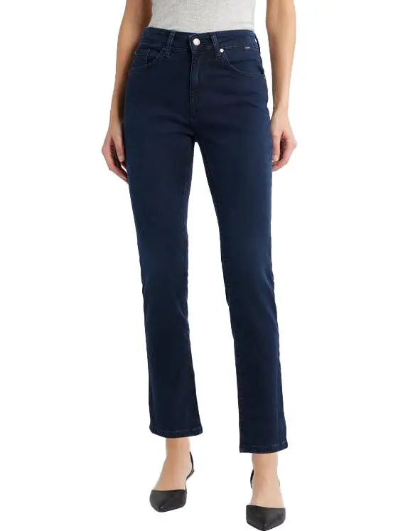MAVI Kathleen High-waist Slim Boyfriend Jeans - Ink Feather Luxe
