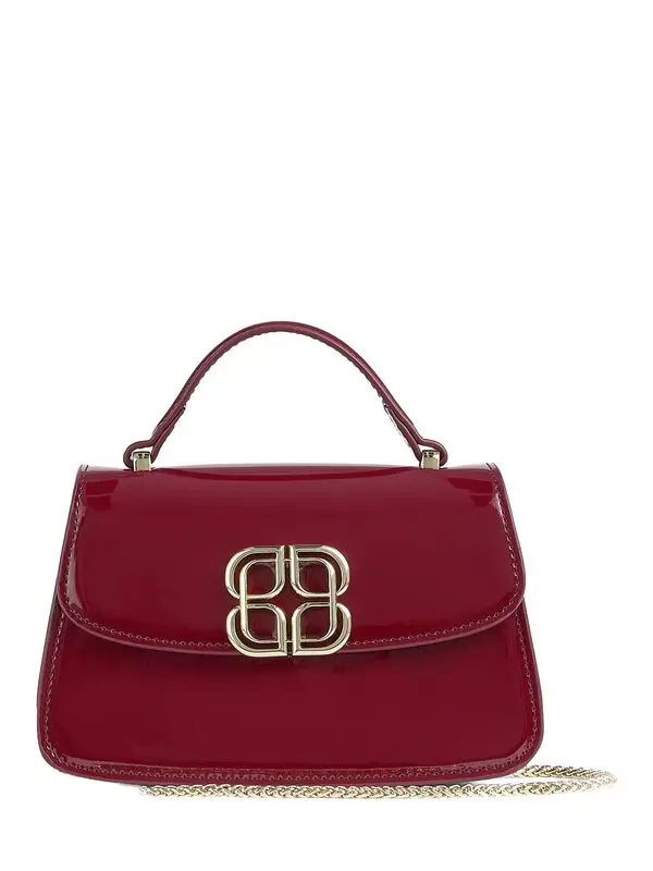 LK BENNETT Annabelle Grab Top Handle Bag - Burgundy