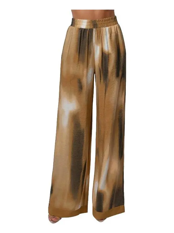 JLUXLABEL Celestial Wide-leg Pants - Brown
