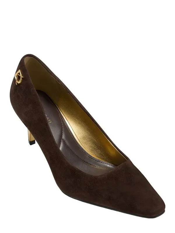 Donna Karan New York Savita Suede Pumps - Chocolate