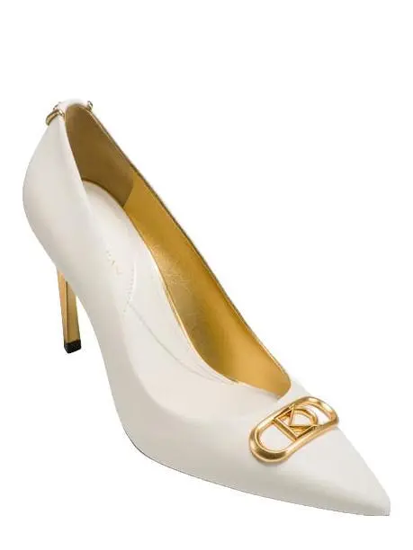 Donna Karan New York Panthia Pointed Toe Pump - Ivory
