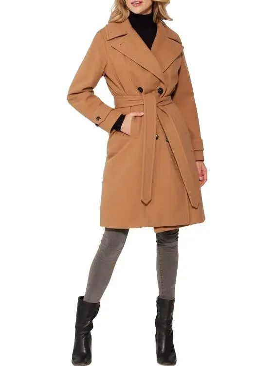 NORWEGIAN WOOL Double-breasted Virgin Wool-blend Down Coat - Camel