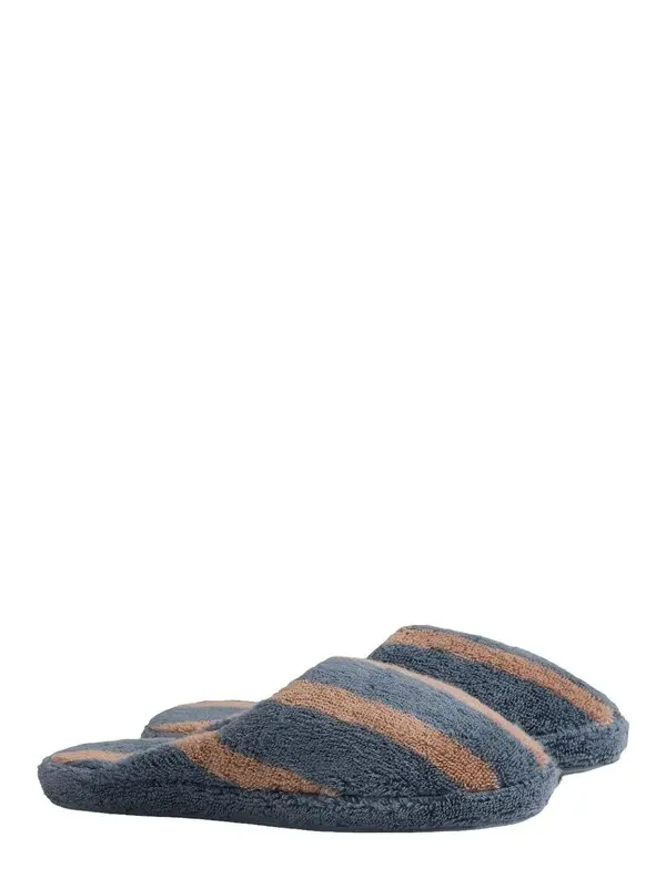 PARACHUTE Stripe Scuff Slipper - Dusk And Adobe