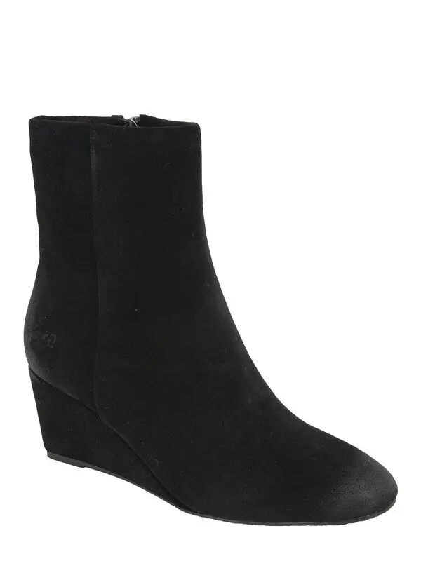 Gentle Souls Nash Wedge Bootie - Black Suede