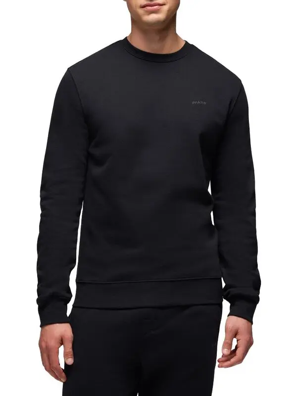 Prana Fleece Crewneck Sweatshirt - Black