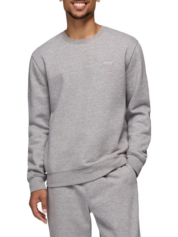 Prana Fleece Crewneck Sweatshirt - Heather Grey