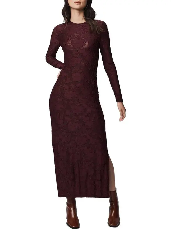 Splendid Cecelia Floral Maxi Dress - Rosewood