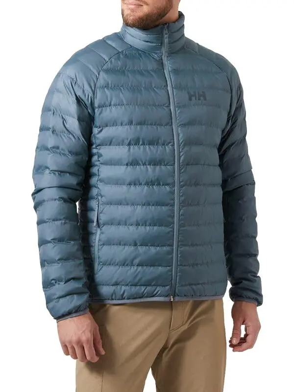 Helly Hansen Banff Water Repellent Insulated Packable Puffer Jacket - Washed Navy
