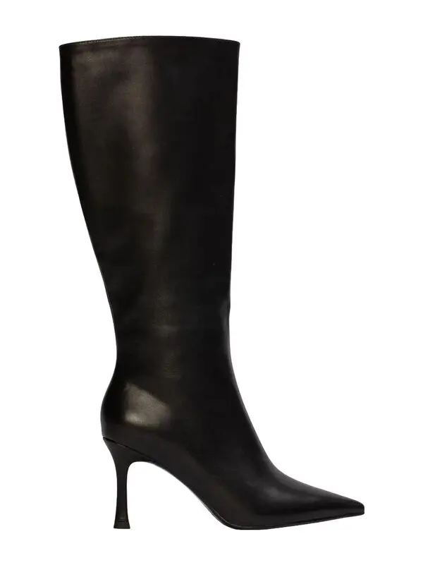 BLACK SUEDE STUDIO Draya 80 Boot - Black Leather