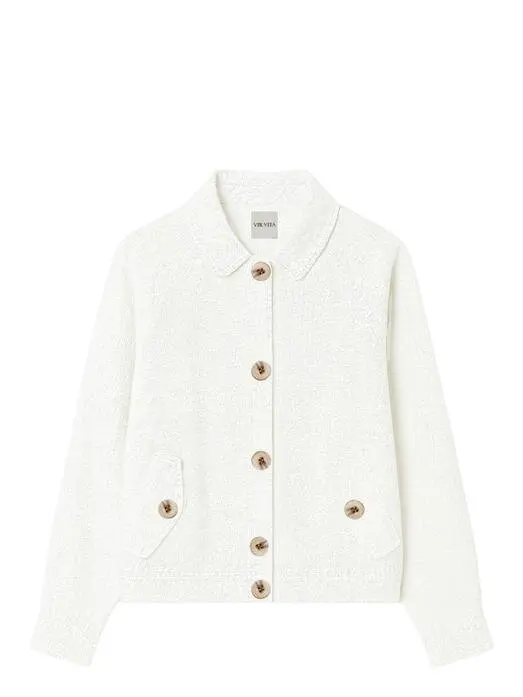 VIR VITA Béatrice Jacket - White