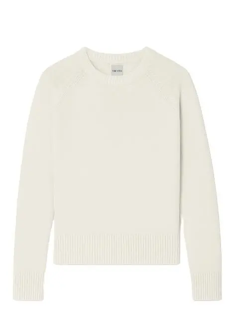VIR VITA Finn Cashmere Sweater - Bone