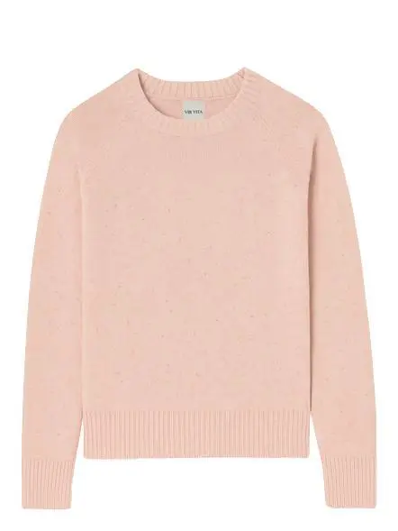 VIR VITA Finn Cashmere Sweater - Rosewater
