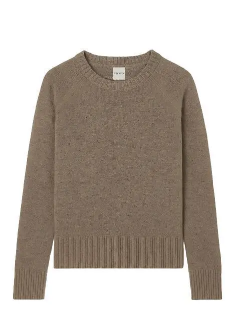 VIR VITA Finn Cashmere Sweater - Walnut