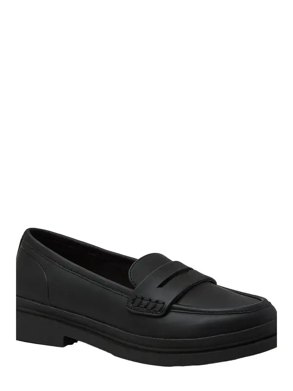 LANDS' END All Weather Penny Loafers - Black
