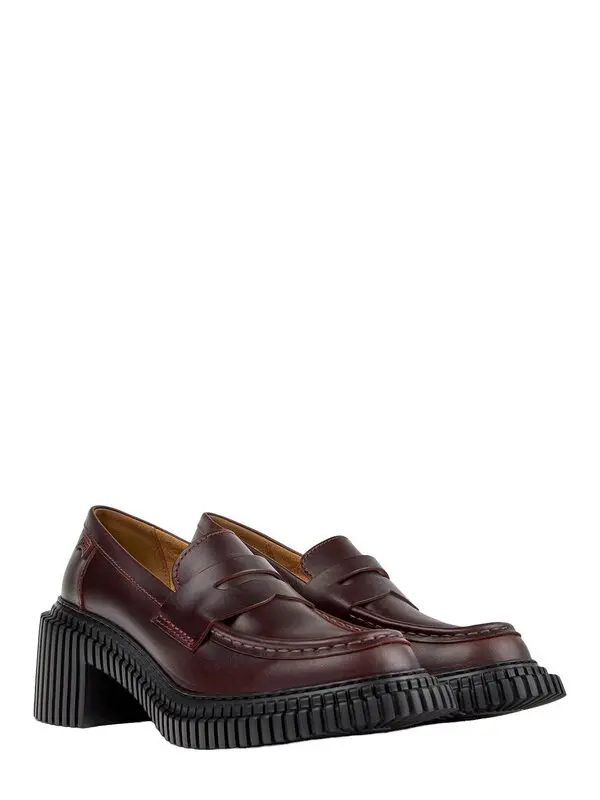 Camper Pix London Loafer - Burgundy